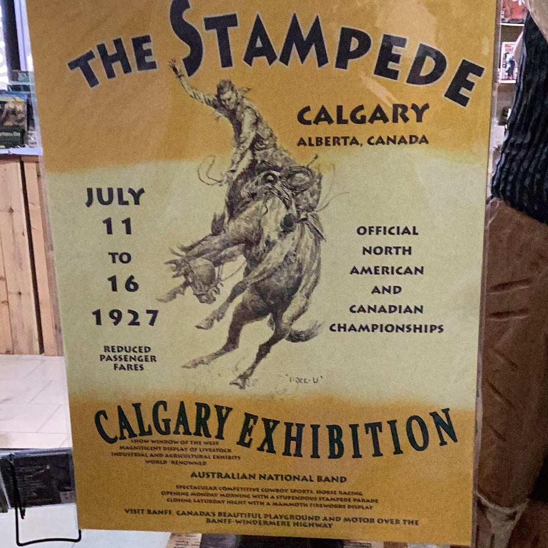 The Calgary Stampede 1927 Poster – Ben Johnson Cowboy Museum