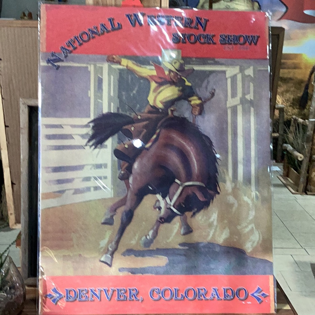 National Western. Stock Show Denver Poster – Ben Johnson Cowboy Museum