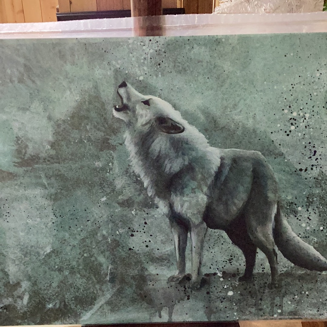Wolf Print – Ben Johnson Cowboy Museum