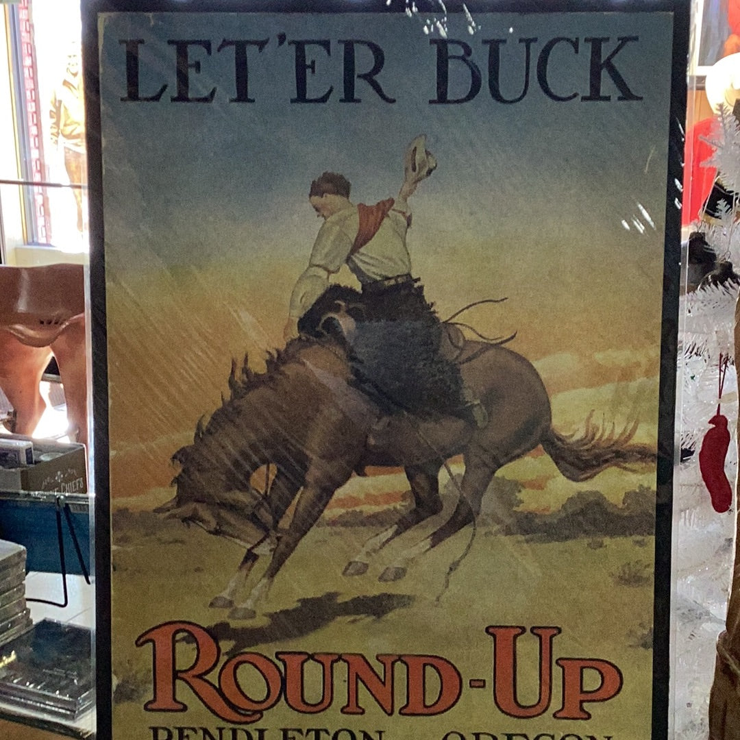 Let’er Buck (Poster) – Ben Johnson Cowboy Museum