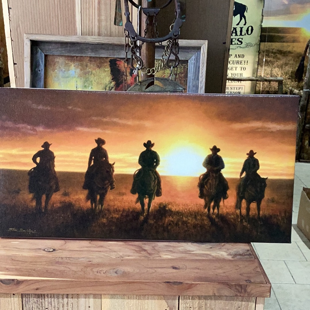 “The End of a Good Day” by Steve Boaldin – Ben Johnson Cowboy Museum
