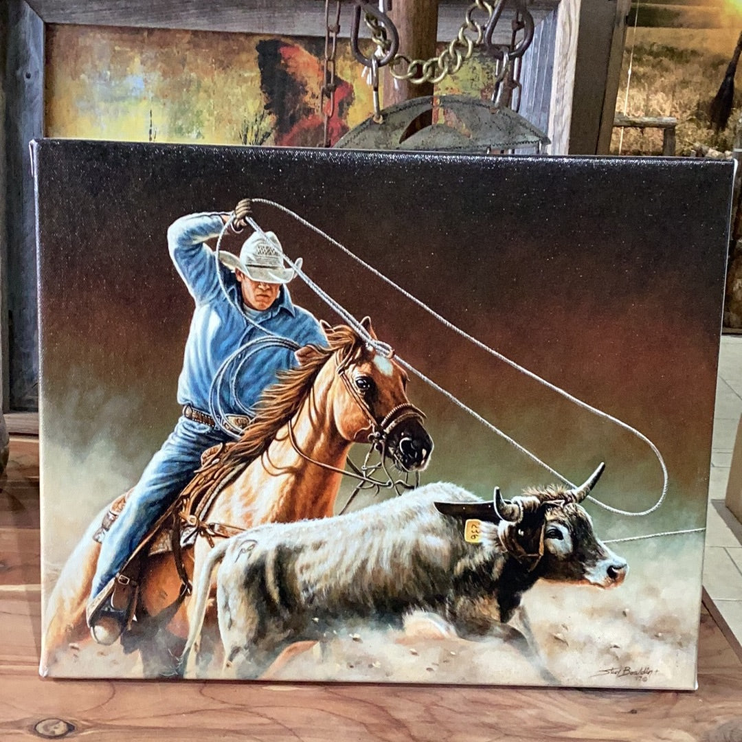 “Lookin for Two” by Steve Boaldin – Ben Johnson Cowboy Museum