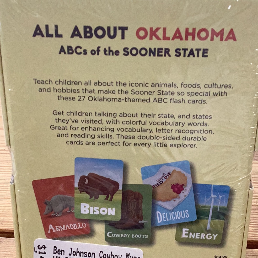 All About Oklahoma (Flash Cards) – Ben Johnson Cowboy Museum