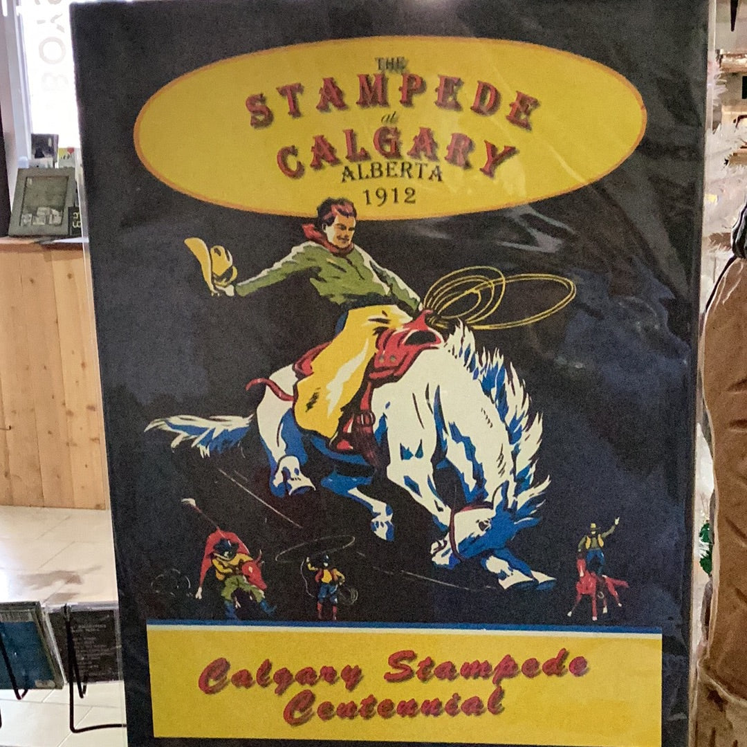 The Stampede Calgary 1912 Poster – Ben Johnson Cowboy Museum