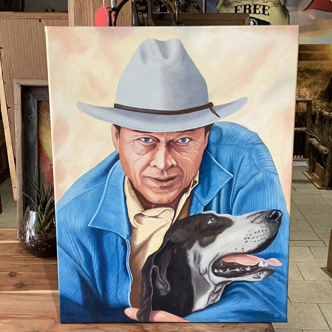 Ben Johnson Print by Charles Leonard – Ben Johnson Cowboy Museum